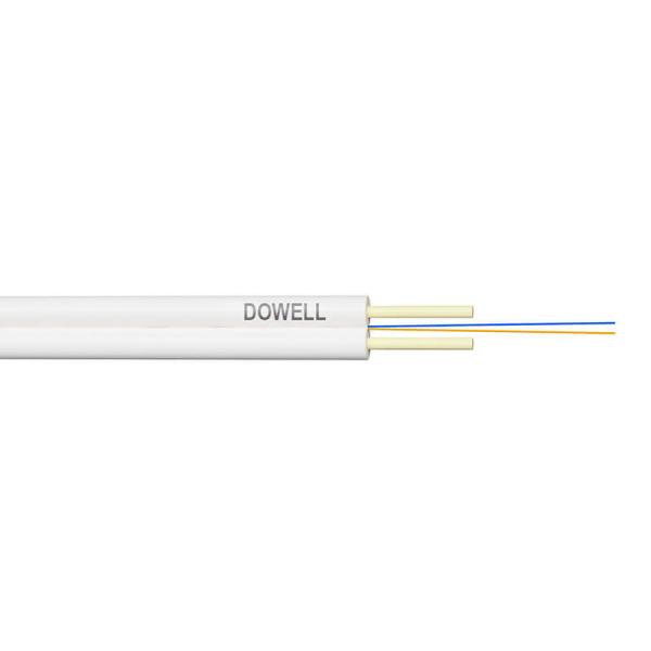 Quality LSZH Outer Protection GJXFH FTTH Drop Cable with Parallel Metal Reinforcements for sale