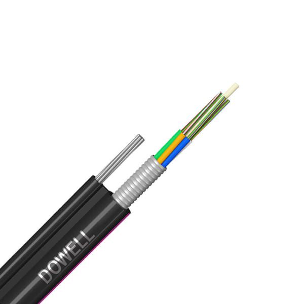 Quality Multimode ADSS 48 Core Fiber Optic Cable PE Sheath With Black for sale