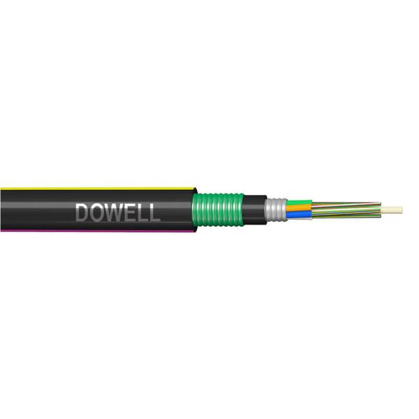 Quality Armored Fiber Optic Cable Single Mode 8 Cores Underground Fiber Optic Cable for sale