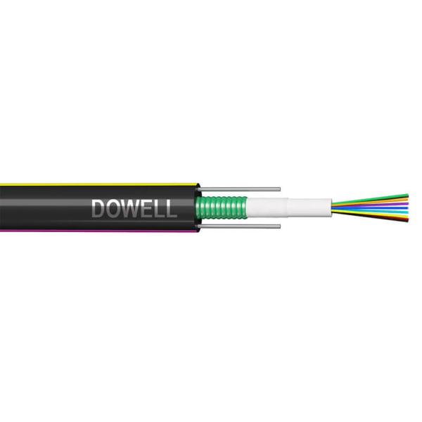 Quality Polyethylene PE Light-armored 48 Core Fiber Cable GYXTW Singlemode and Multimode for sale