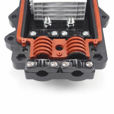 China Wall Mounting 144F Fiber Optic Splice Closure PP PC Plastic With High Strength for sale