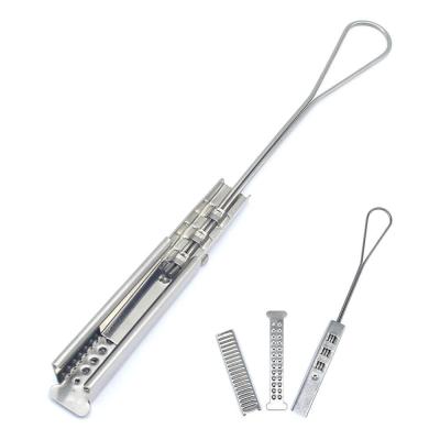 China Easy to Install Fiber Drop Wire Clamp for FTTH Protecting Telephone Drop Wire for sale