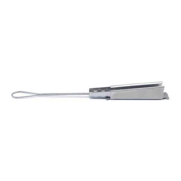 Quality FTTH Large Fiber Drop Wire Clamp Anti Aging Round Single Self Adjustable for sale