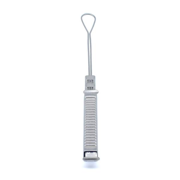 Quality FTTH Large Fiber Drop Wire Clamp Anti Aging Round Single Self Adjustable for sale