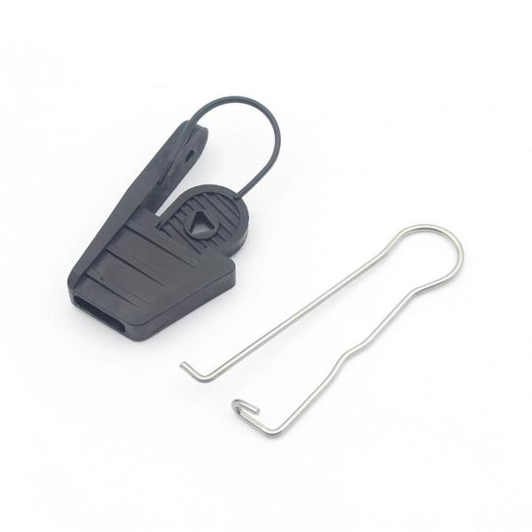 Quality Economical Nylon Fiber Drop Wire Clamp With Stainless Steel Hook for sale