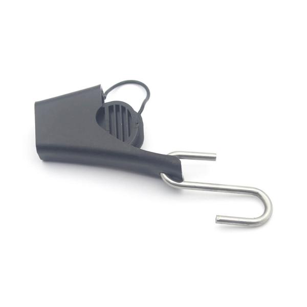 Quality ABS Plastic Fiber Drop Wire Clamp High Tension Q235 Hot Dip Galvanized Steel for sale