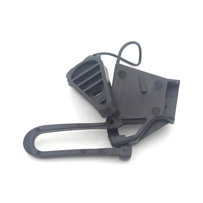 China Outdoor Single Suspension Cable Clamp Flat Drop Cable Clamp Thermoplastic Handle for sale
