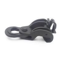China Black Outdoor Plastic Drop Wire Clamp Suspension Clamp Bracket for sale