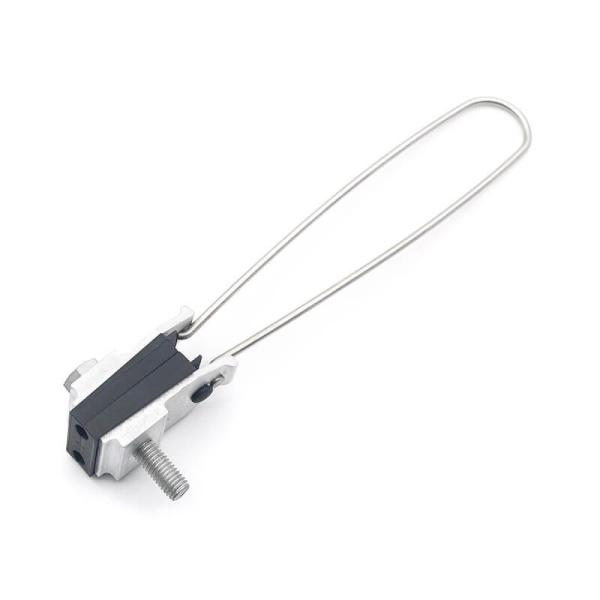 Quality Aluminum Alloy ADSS Anchor Clamp Self Adjusting For 4 Cores Overhead Aerial Cable for sale