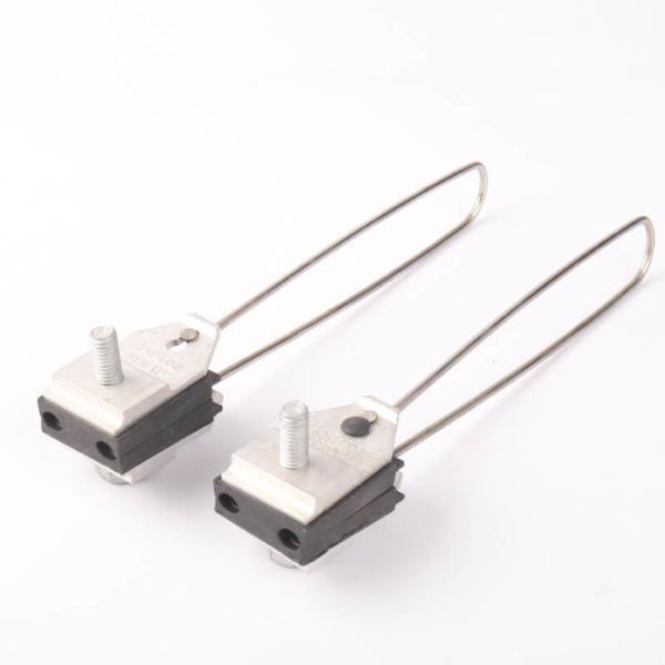 Quality Aluminum Alloy ADSS Anchor Clamp Self Adjusting For 4 Cores Overhead Aerial for sale