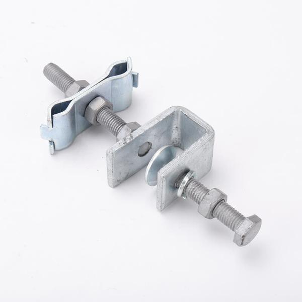 Quality Galvanized Steel Down Lead Clamp Metal ADSS For Pole And Tower for sale