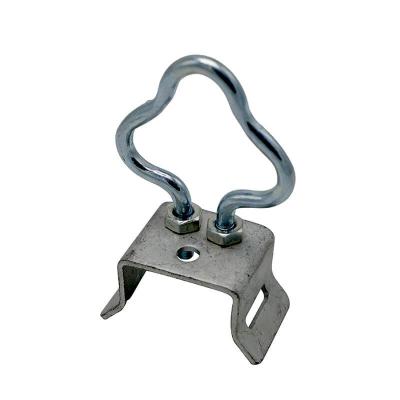 China Fiber Optic FTTH ADSS Anchor Clamp Customized Color Stainless Steel for sale