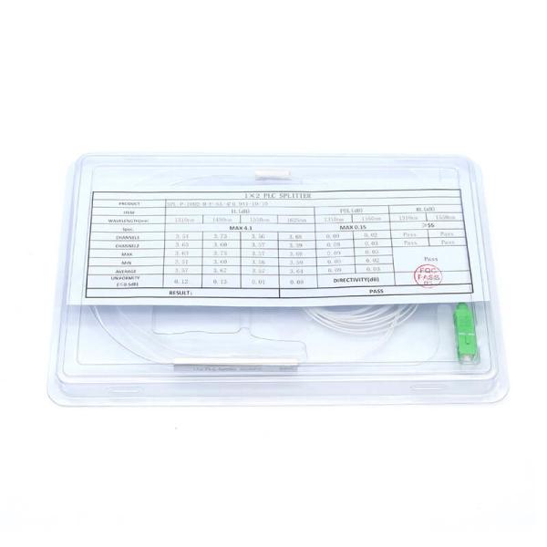 Quality 1X2 1X4 1X8 1X16 1X32 Mini Type PLC Splitter with SC UPC SC APC Connector for for sale
