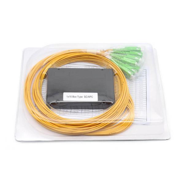 Quality Box Type Fiber Optic PLC Splitter 1.5 Meter With SC APC Connector for sale