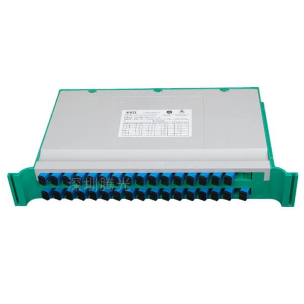 Quality Tray Type 1×N 2×N 1x32 Optical Splitter SM Customized With SC FC Connector for sale