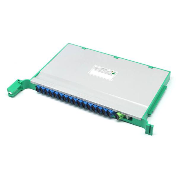 Quality Tray Type 1×N 2×N 1x32 Optical Splitter SM Customized With SC FC Connector for sale