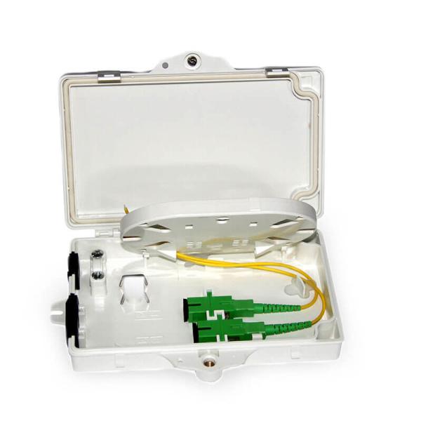 Quality PC ABS Case Optical Distribution Box 2 Cores In FTTX Network for sale