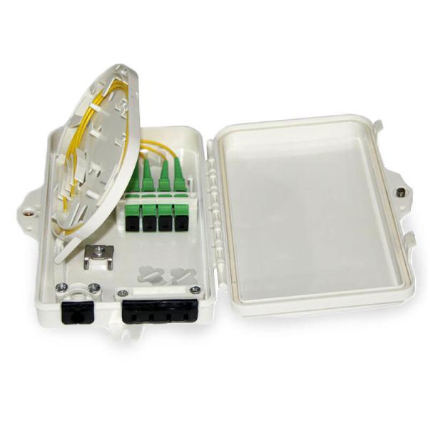 Quality 8F/8Port/8 Core Outdoor Fiber Optic Box with TYCO Adapter and PP Glass Fiber for sale
