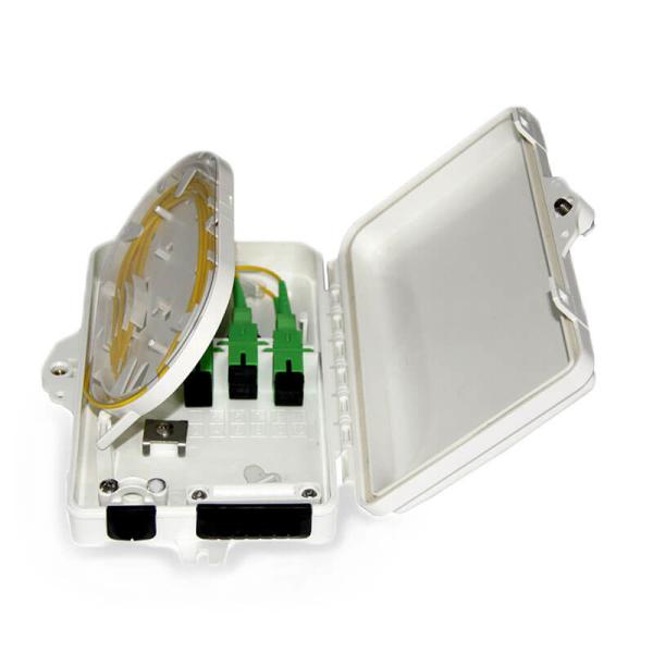 Quality FTTH 6 Ports Drop Cable Fiber Optic Distribution Box Waterproof Dust-proof for sale