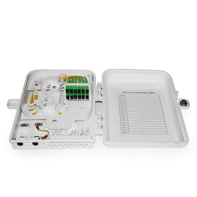 Cina Casella di distribuzione in fibra ottica FTTH 12F per montaggio a parete all'interno e all'esterno in vendita