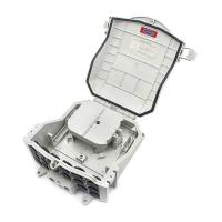 China 16F Grey Splitter Distribution Box Fiber Distribution Unit ABS OEM for sale