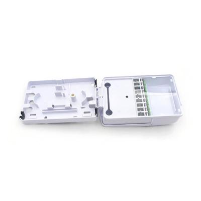 China FTTH 8 Ports optical fiber distribution box Plastic for sale