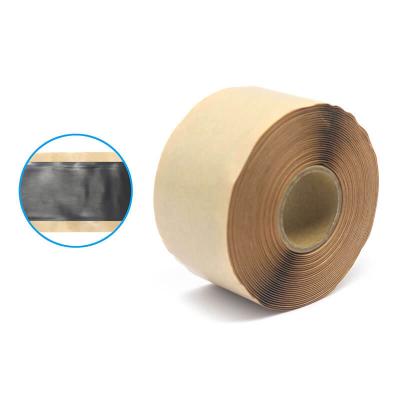 China 101mmx3m Rubber Vinyl Tape For All Weather Vinyl Mastic Tape Corrosion Resistant for sale