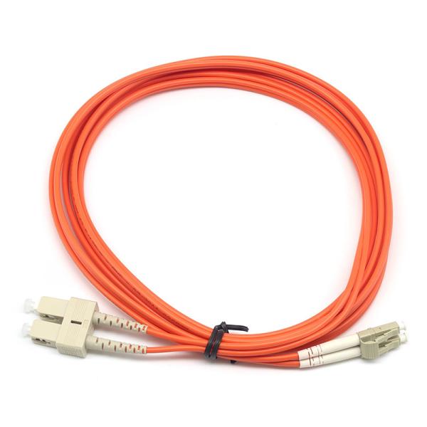 Quality High-Performance Duplex Fiber Optic Patch Cord LC PC to SC PC for sale