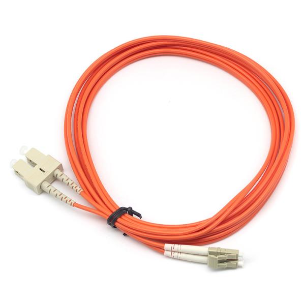Quality High-Performance Duplex Fiber Optic Patch Cord LC PC to SC PC for sale
