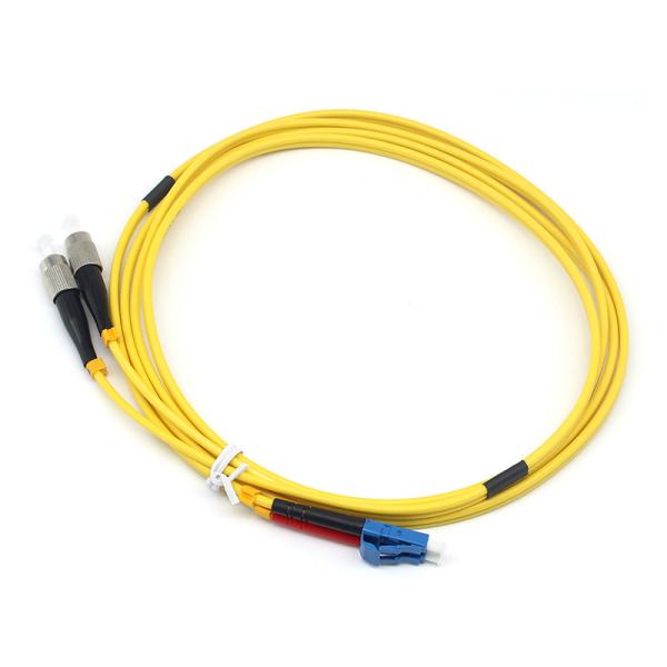 Quality LSZH 3.0mm St Lc Fiber Patch Cable 2.0mm Duplex LC UPC To FC UPC SM for sale