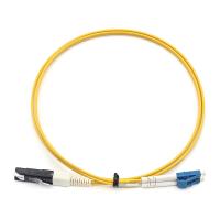 Quality Single Mode Fiber Optic Patch Cord with PVC Duplex LC UPC to VF45 for Fiber for sale