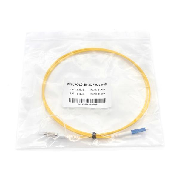 Quality High Speed Singlemode OM3 Fiber Cable 3.0mm Duplex LC Cable Mpo To LC for sale
