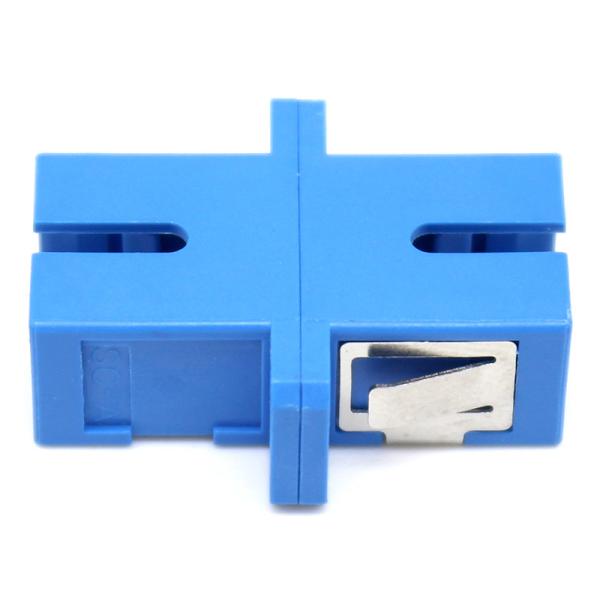 Quality FTTH Waterproof Fiber Optic Connector SC UPC Simplex Adapter With Flange for sale