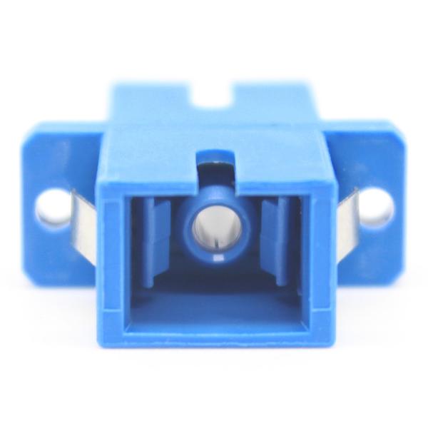 Quality FTTH Waterproof Fiber Optic Connector SC UPC Simplex Adapter With Flange for sale