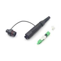 China Huawei Compatible Mini SC Waterproof Field Assembly FTTH connector For FTTH Drop Cable And Round Cable for sale