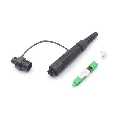 China Huawei Compatible Mini SC Waterproof Field Assembly FTTH-connector voor FTTH-dropkabel en ronde kabel Te koop