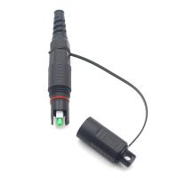 Quality Outdoor Reinforced Optitap SC APC Waterproof Fast Connector Corning Type for sale