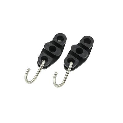 China Outdoor Insulated Drop Wire Anchor Clamp ABS And Galvanised Steel for sale