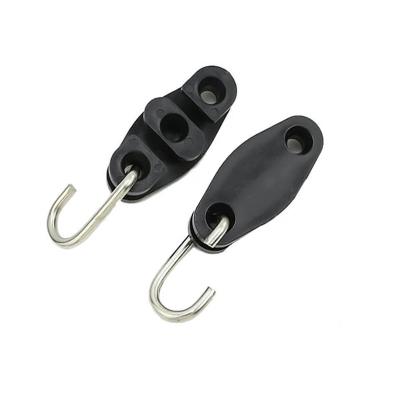 China Outdoor Insulated Drop Wire Anchor Clamp ABS And Galvanised Steel for sale