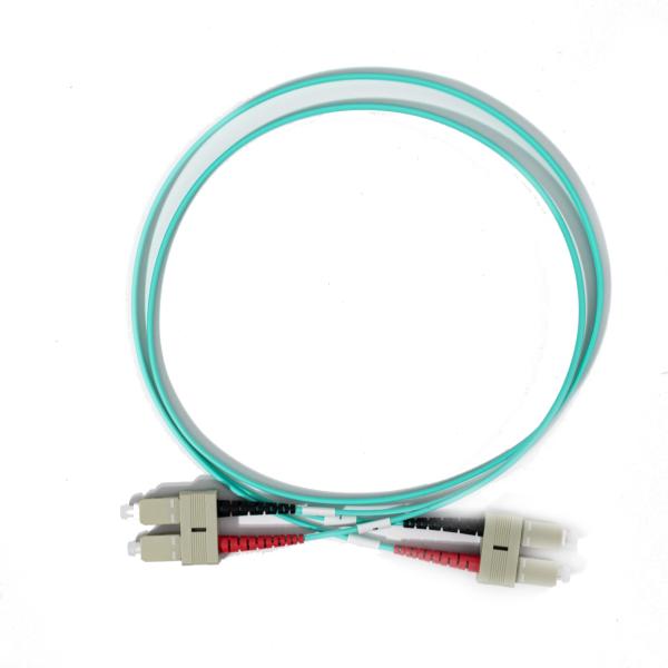 Quality MM DX 2.0mm SC UPC To SC UPC Fiber Optic Patch Cord 7meter LSHZ for sale