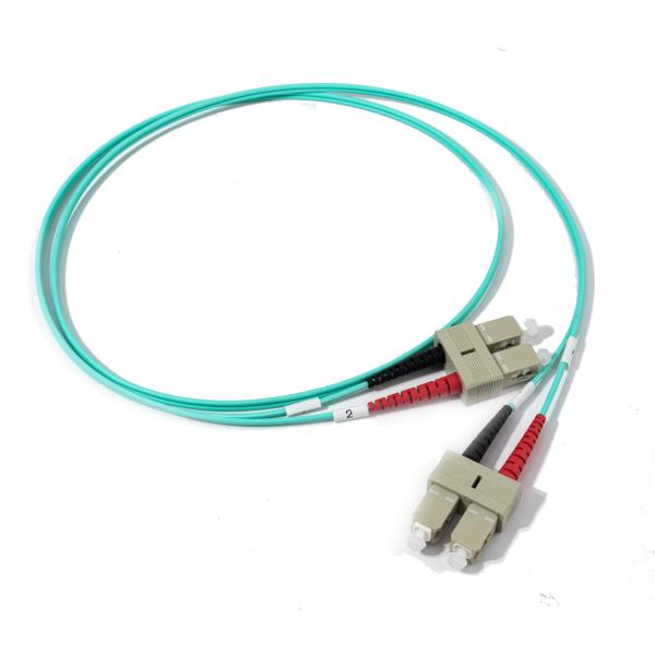Quality MM DX 2.0mm SC UPC To SC UPC Fiber Optic Patch Cord 7meter LSHZ for sale