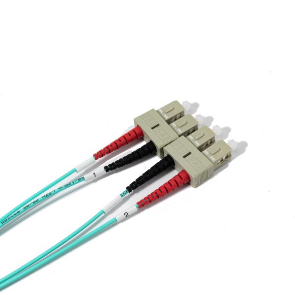 Quality MM DX 2.0mm SC UPC To SC UPC Fiber Optic Patch Cord 7meter LSHZ for sale