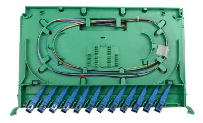 China 2U 19 Inch 12/24 Core Full Box Fiber Optic Distribution Frame Patch Panel ODF for sale