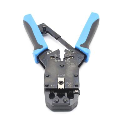 China Industrial RJ-45 RJ-12 RJ-11 Crimping Tool with Stripper for sale