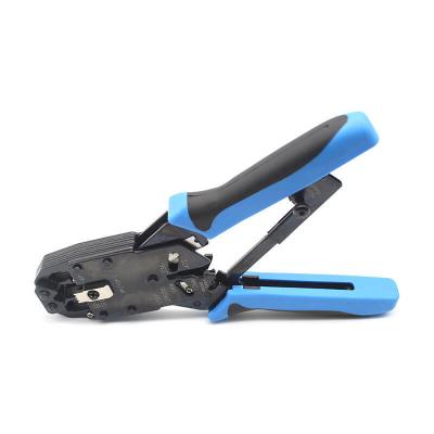 China Industrial RJ-45 RJ-12 RJ-11 Crimping Tool with Stripper for sale