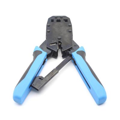 China Industrial RJ-45 RJ-12 RJ-11 Crimping Tool with Stripper for sale