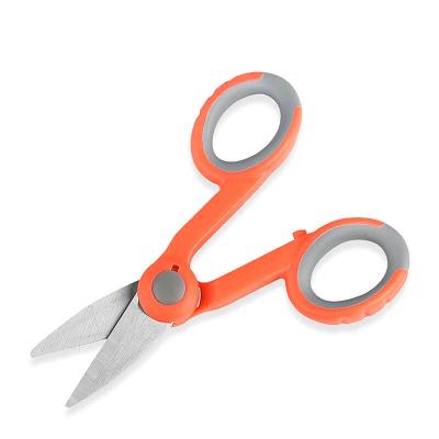 China Stainless Steel Kevlar Shears Scissors with PP+TPR Handle for sale