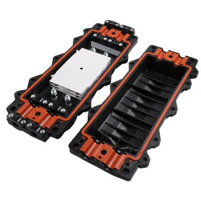 China 2 In 2 Out Horizontal Fiber Optic Splice Closure for 12 Cores To 120 Cores with -40℃ to +65℃ Temperature Range for sale