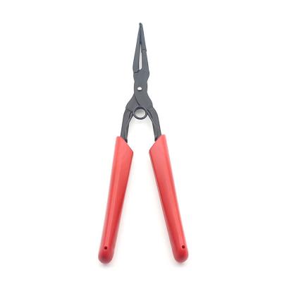 China High-carbon Steel Long Nose Plier for LC/SC Connector with 226mm Length and 100g Weight for sale