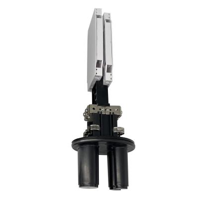 Cina Giunto di giunzione a cupola impermeabile IP68 1 in 2 out con capacità di 48 fibre per applicazioni aeree e sotterranee in vendita